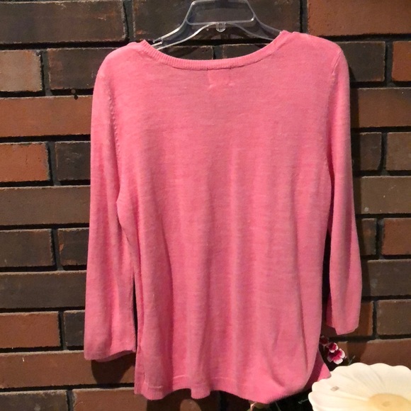 Ruby Rd. | Sweaters | Ruby Road Cardigan Sweater Size L Deep Pink ...